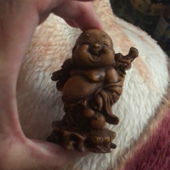 Art | Vintage Carved Dogwood Japanese Netsuke Buddha Figurine 3 Inches ...